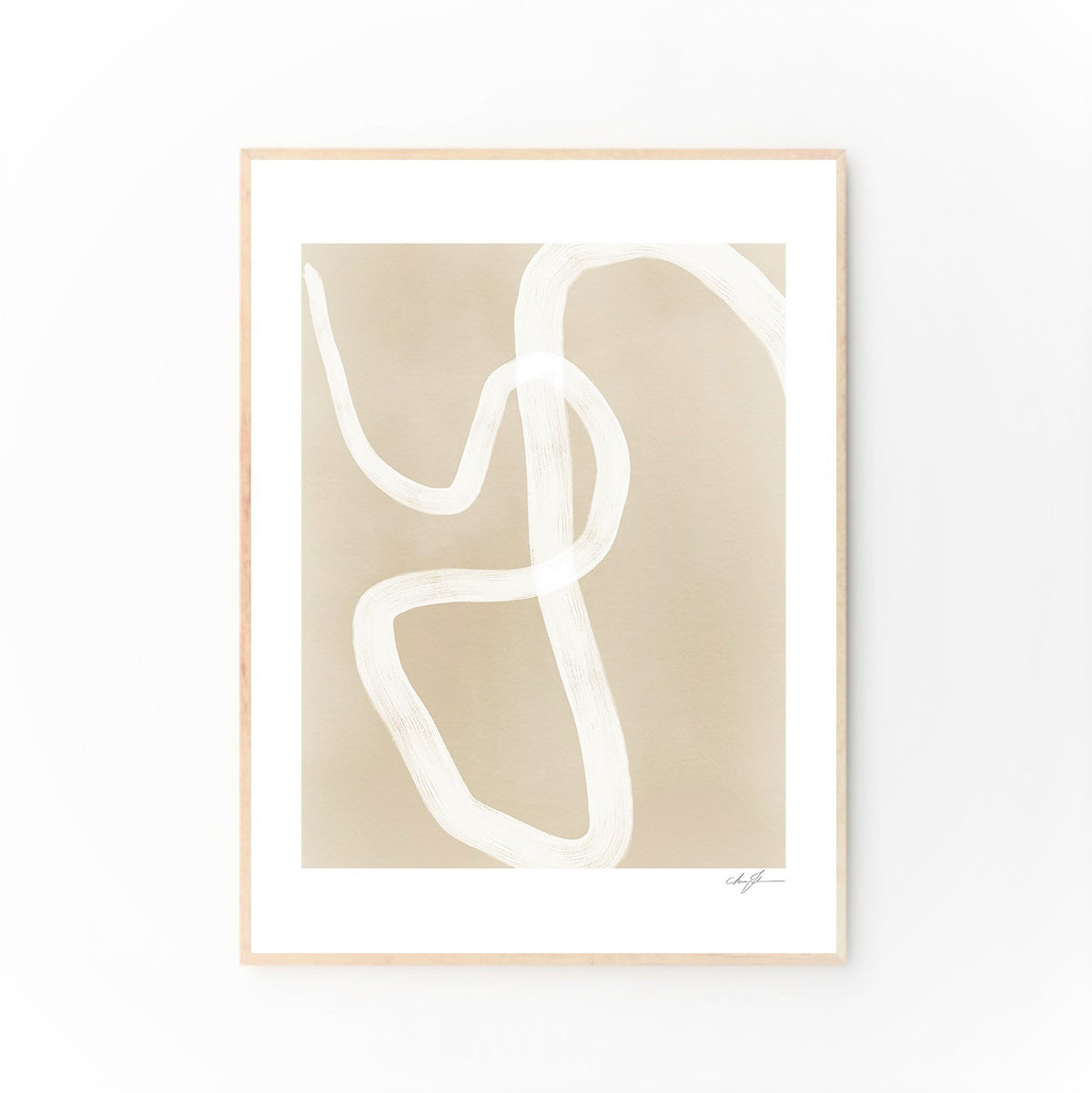 Stockholm Minimal Art Wall With Alu Frame– INBLOOM CONCEPT